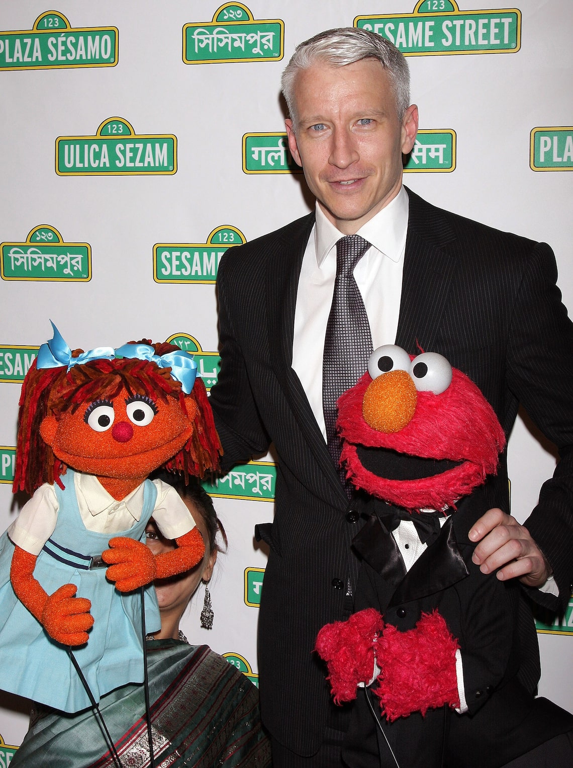 Stars with Muppets