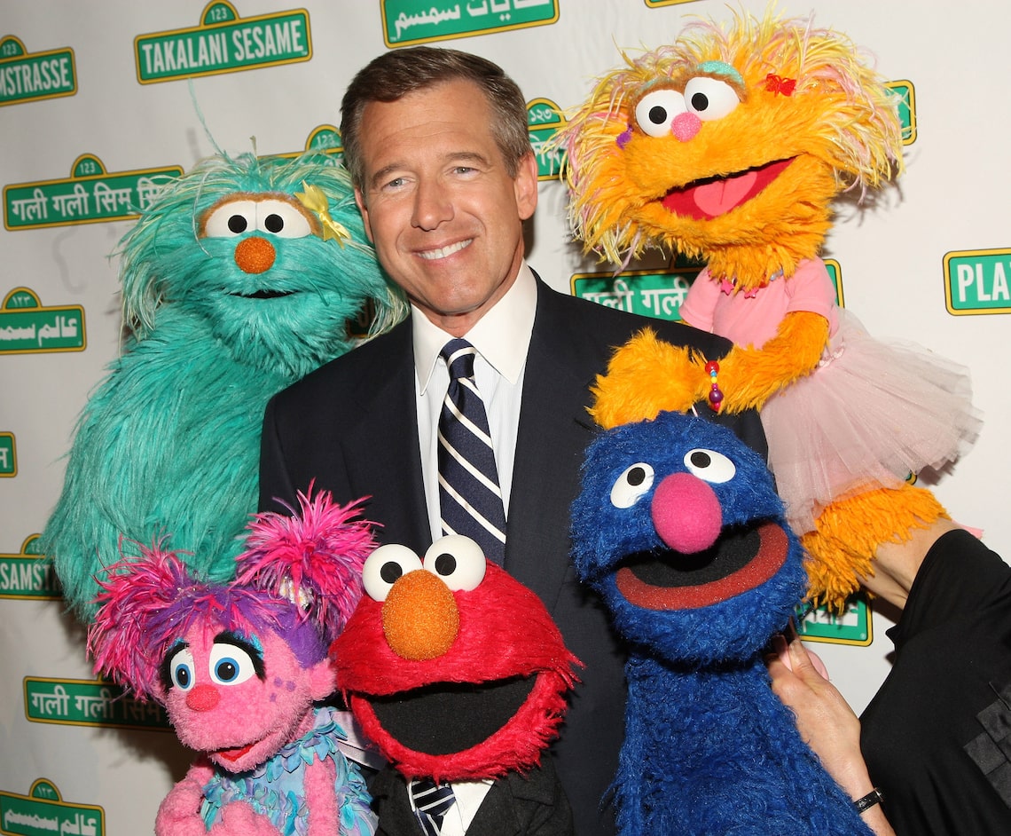 Stars with Muppets