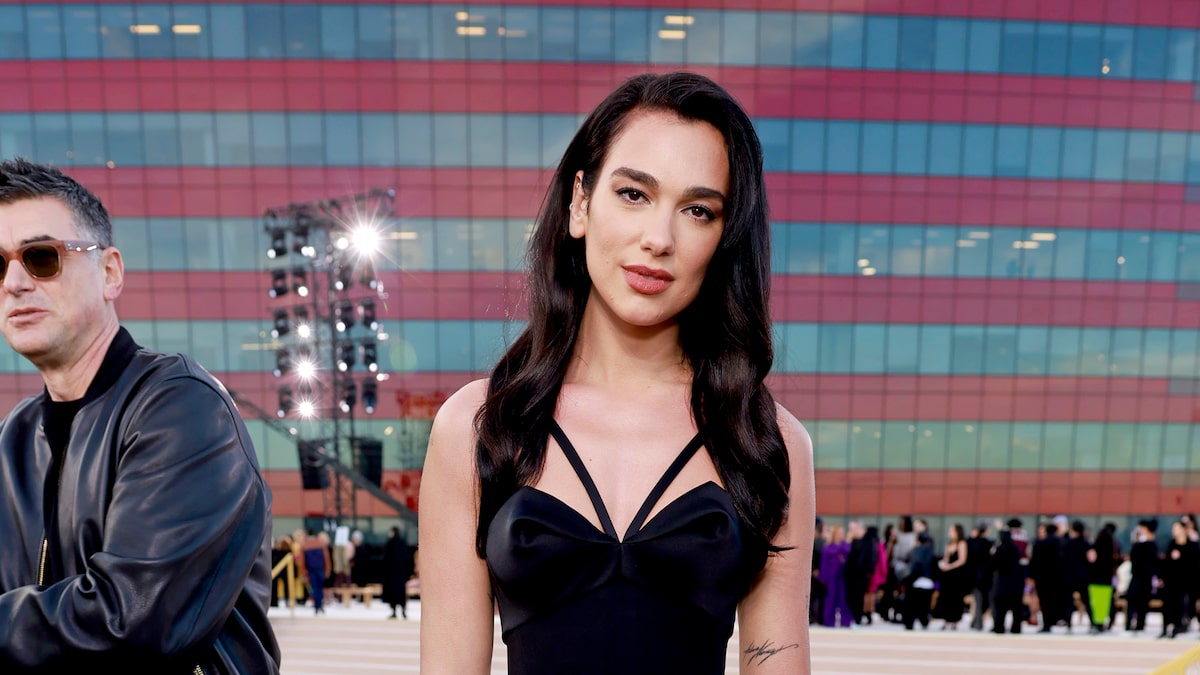 Stars at the Versace Fashion Show in L.A.