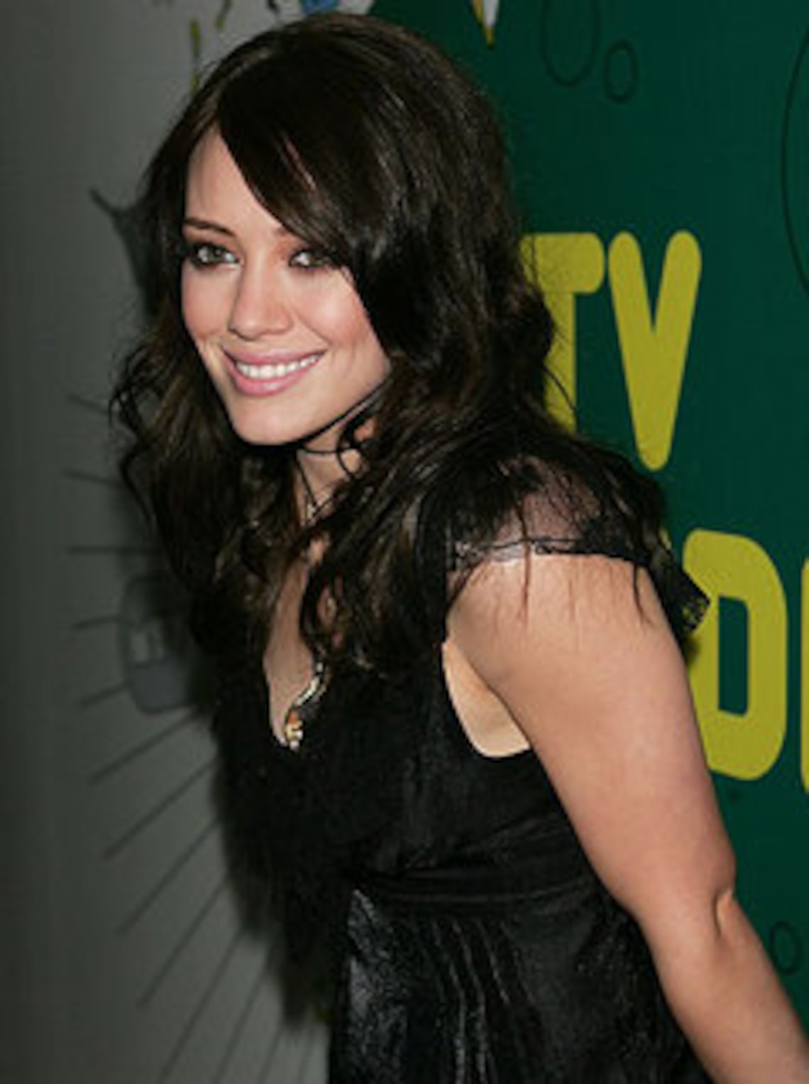 Hilary Duff Zwart Haar