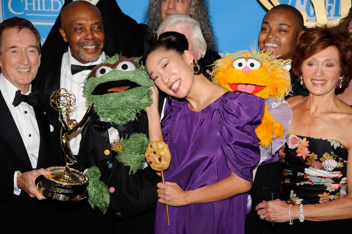 Stars with Muppets